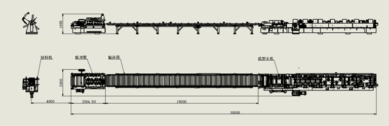 Automatic C/Z Purlin Interchangeable Roll Former FX350S | Frametec (Xiamen) Building Technology ...