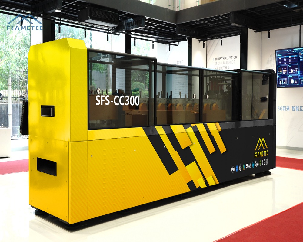 Full Automatic Light Gauge Steel Framing Machine SFS-CC300丨Frametec ...